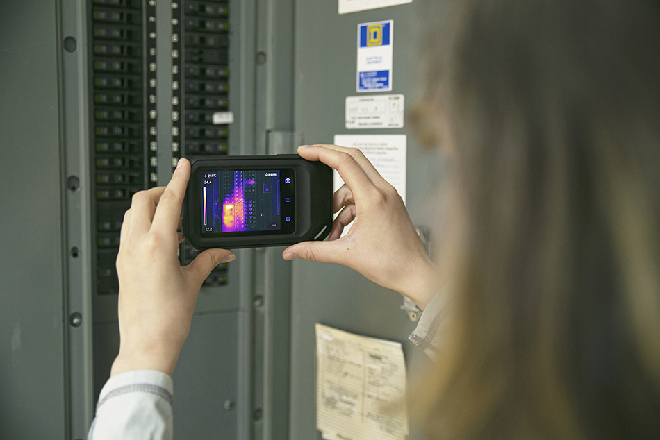 Termocamera con connettività cloud